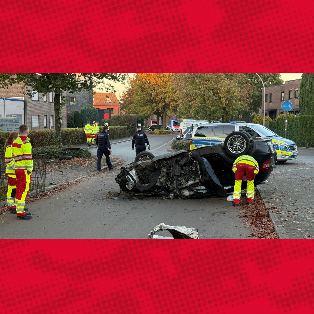 Junge Männer flüchten nach schwerem Unfall in Dorsten - Radio Vest