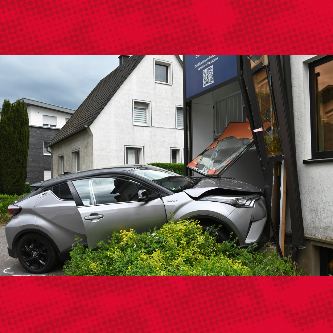 Dorsten: Auto kracht in Bank-Filiale - Radio Vest