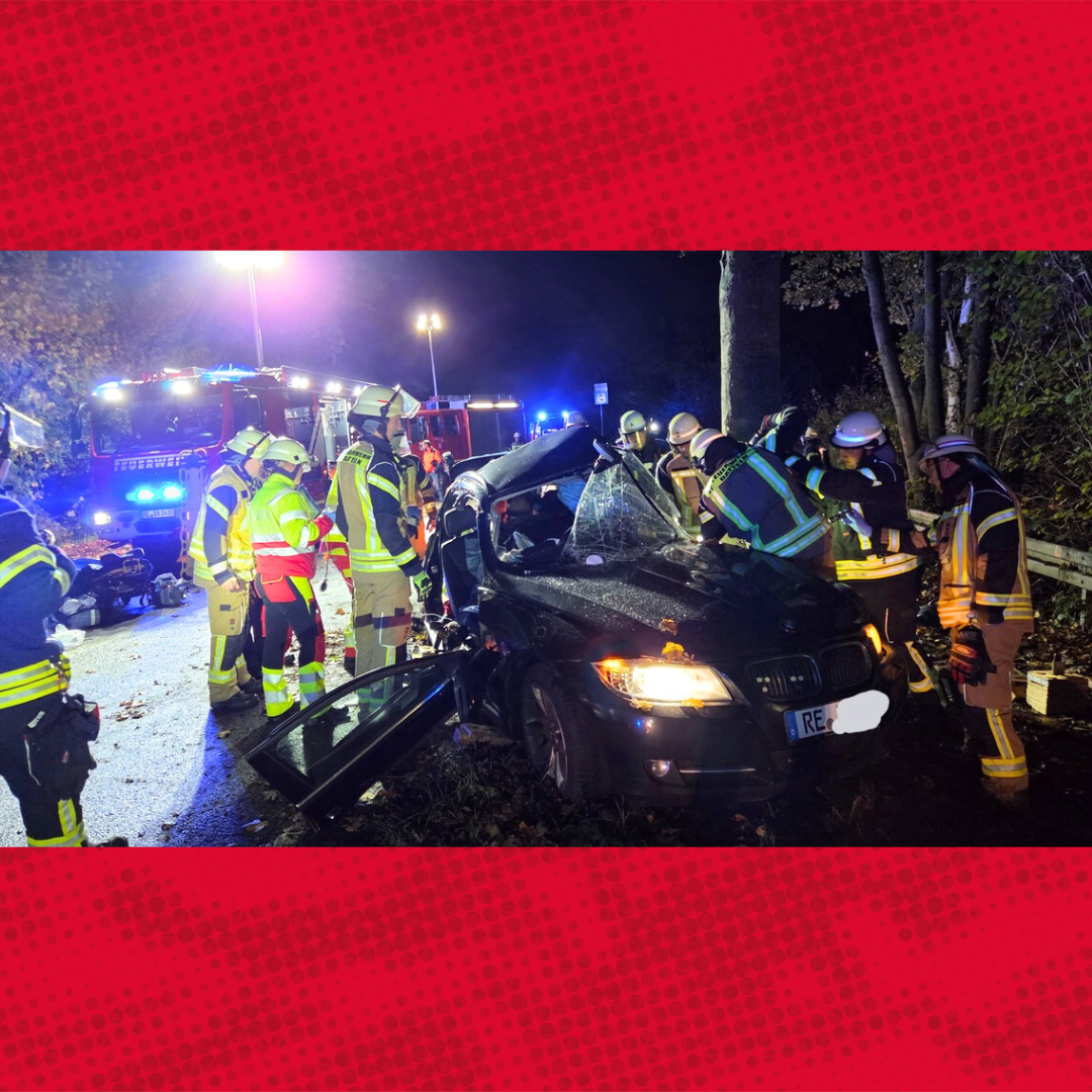 Auto gegen Baum: 25-Jähriger stirbt bei Unfall in Datteln - Radio Vest
